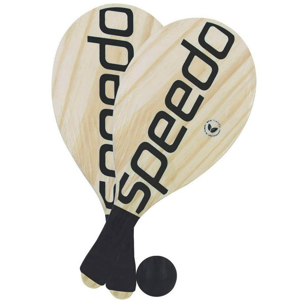 Kit 2 Raquetes de Frescobol + Bolinha Popular Racket - Speedo