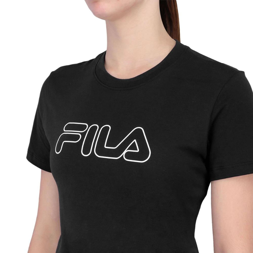 Camiseta Fila Outline Preto