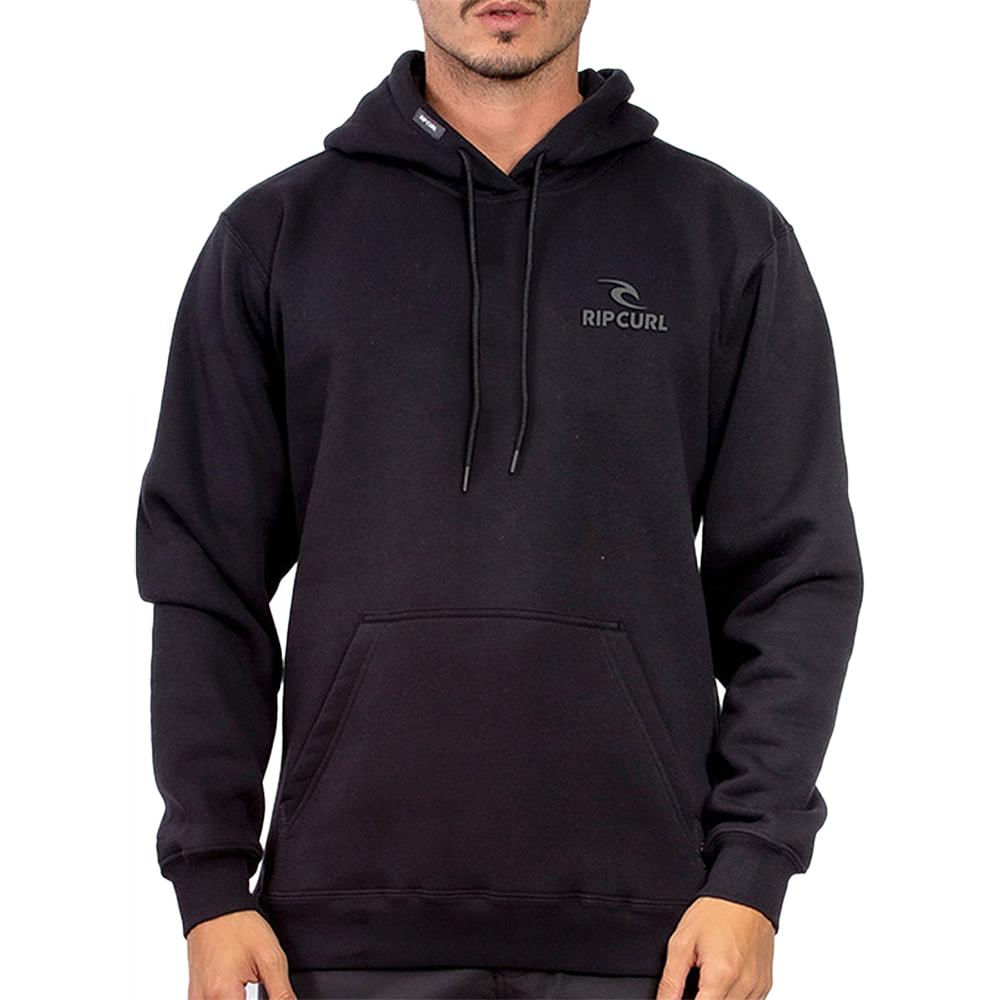 Decathlon | Moletom Rip Curl Canguru Brand Stack WT24 Preto