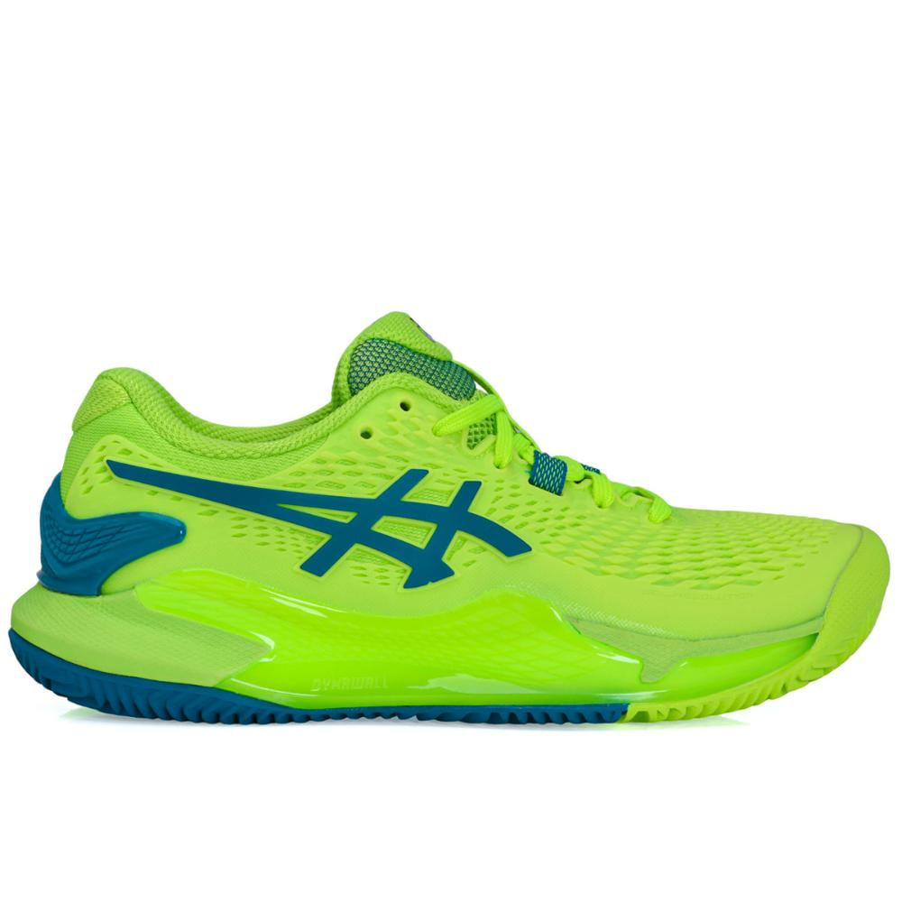 Tênis Asics Gel Resolution 9 Clay Limão e Azul