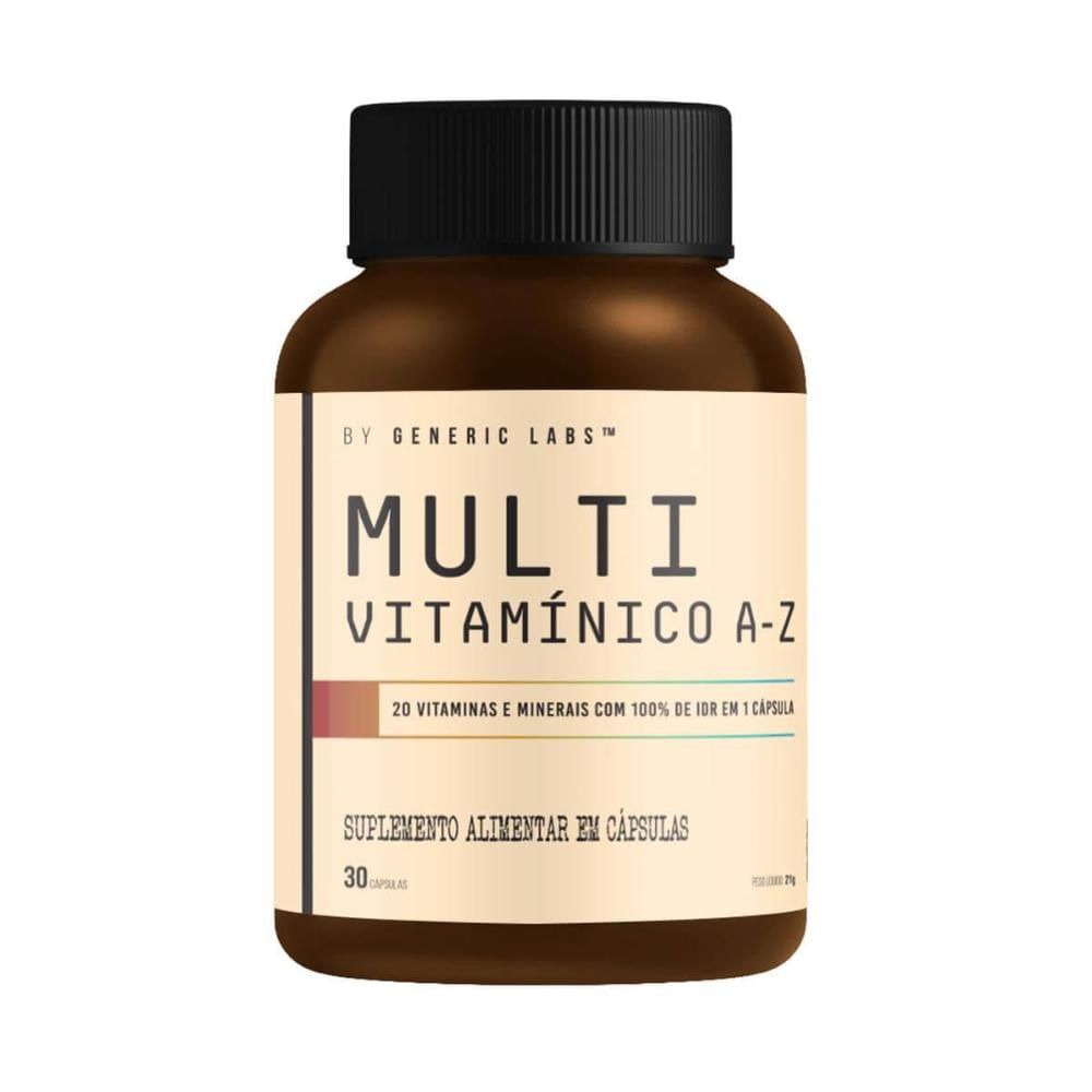 MULTI VITAMÍNICO A-Z (30 cápsulas) - Generic Labs