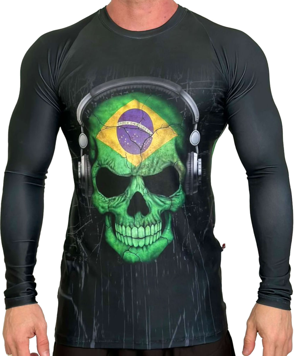 Rash Guard Skull Brasil Atlética