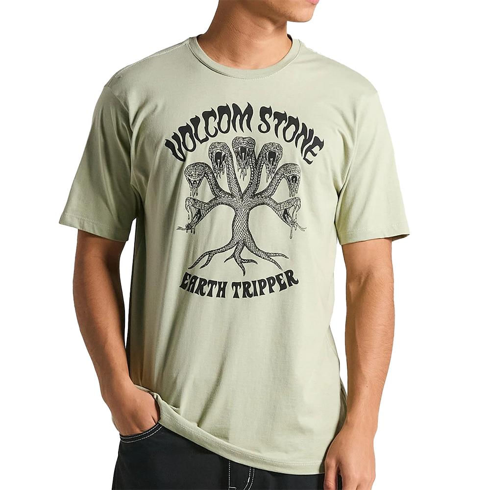 Decathlon | Camiseta Volcom Feeding Tree SM25 Masculina Verde Médio