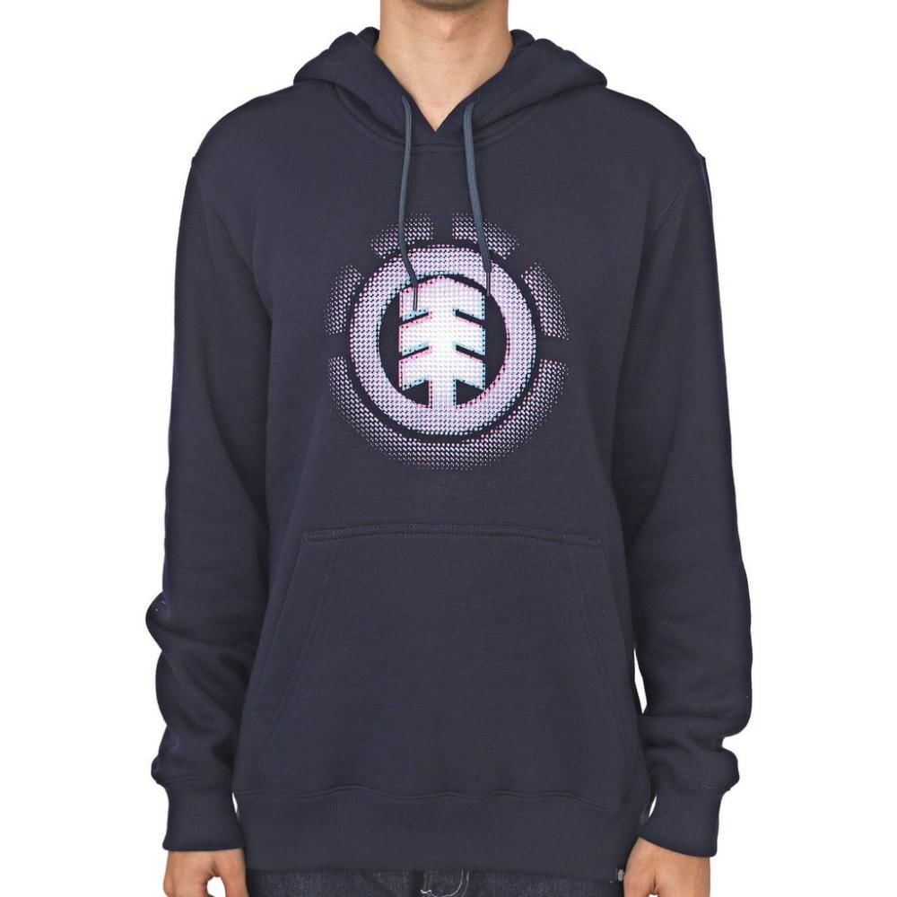 Moletom Element Fechado Gradient Logo Masculino Azul Marinho