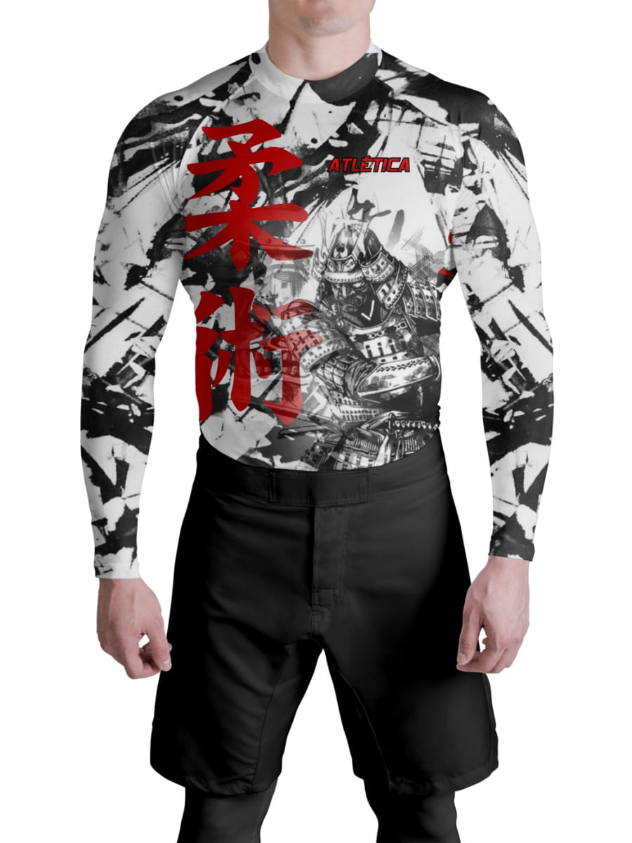 Rash Guard Samurai Jiu Jitsu Atlética - Faz a Boa!