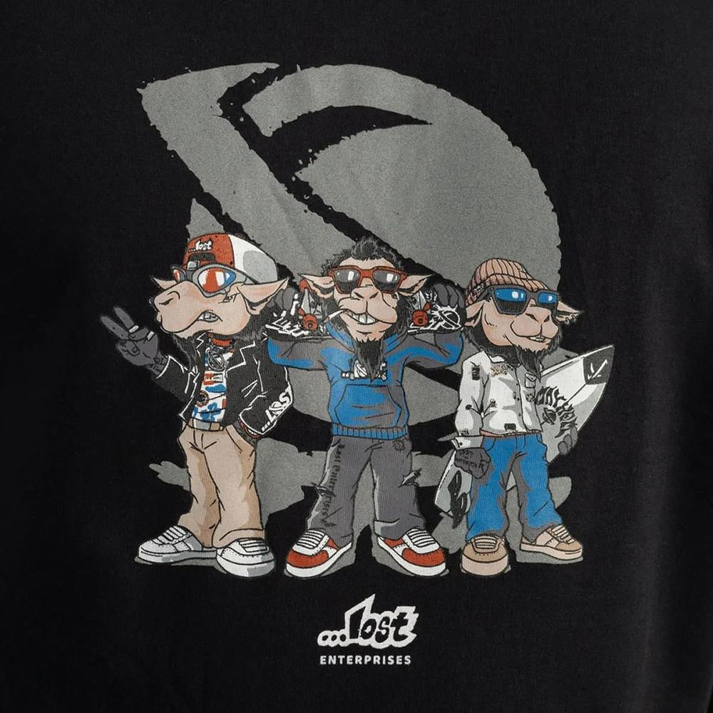 Camiseta Lost Crew SM25 Masculina Preto