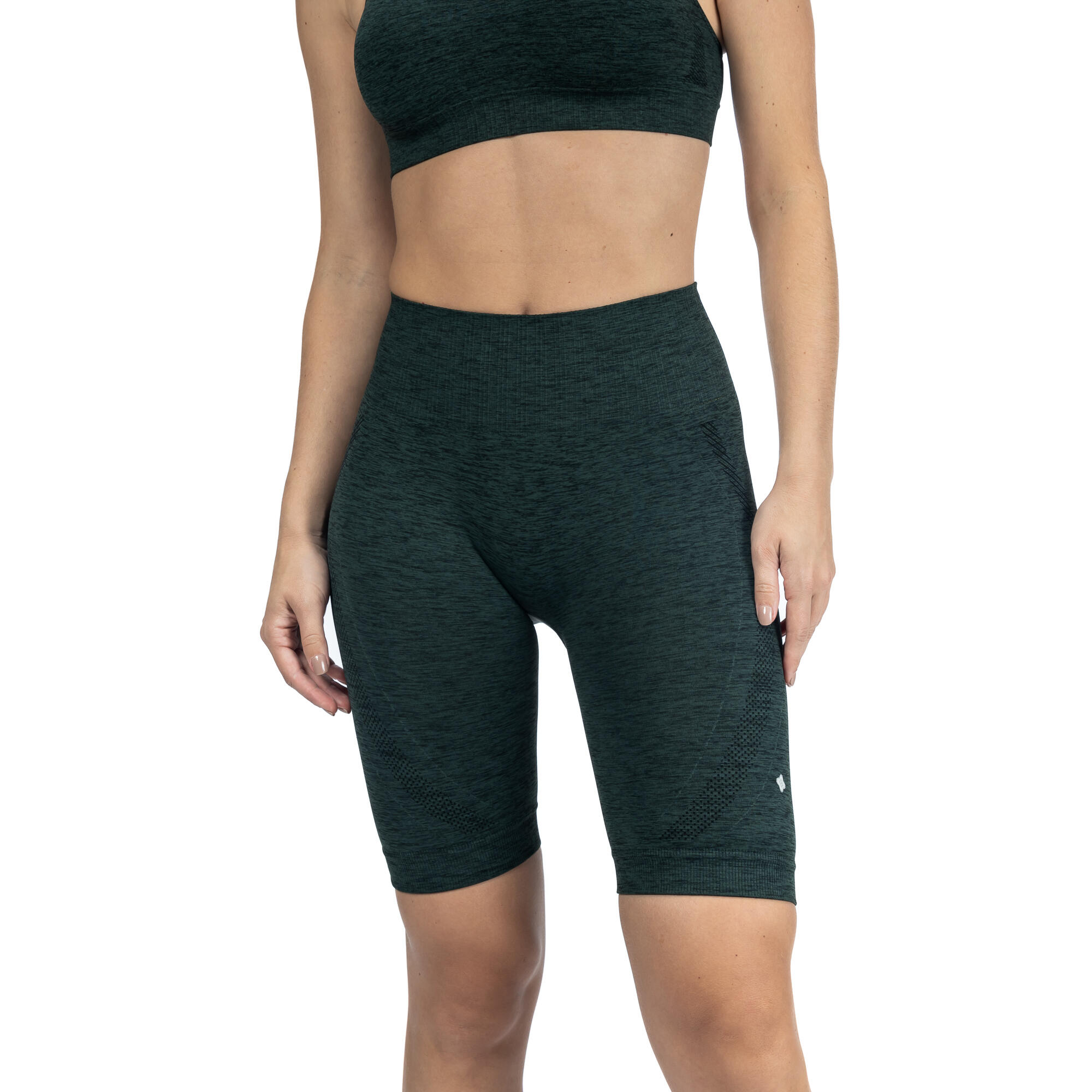 Decathlon | Bermuda Feminina para Yoga Seamless Kimjaly Verde