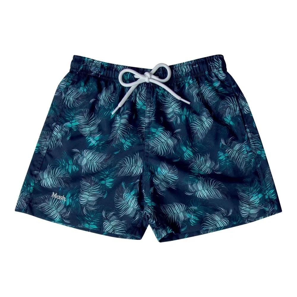 Short Mash Estampado Folhagem Infantil 619.37