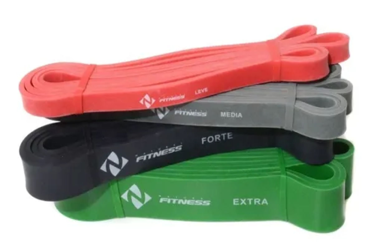 Kit Super Band 4 Intensidade com Leve Médio Forte E Extra Forte ...