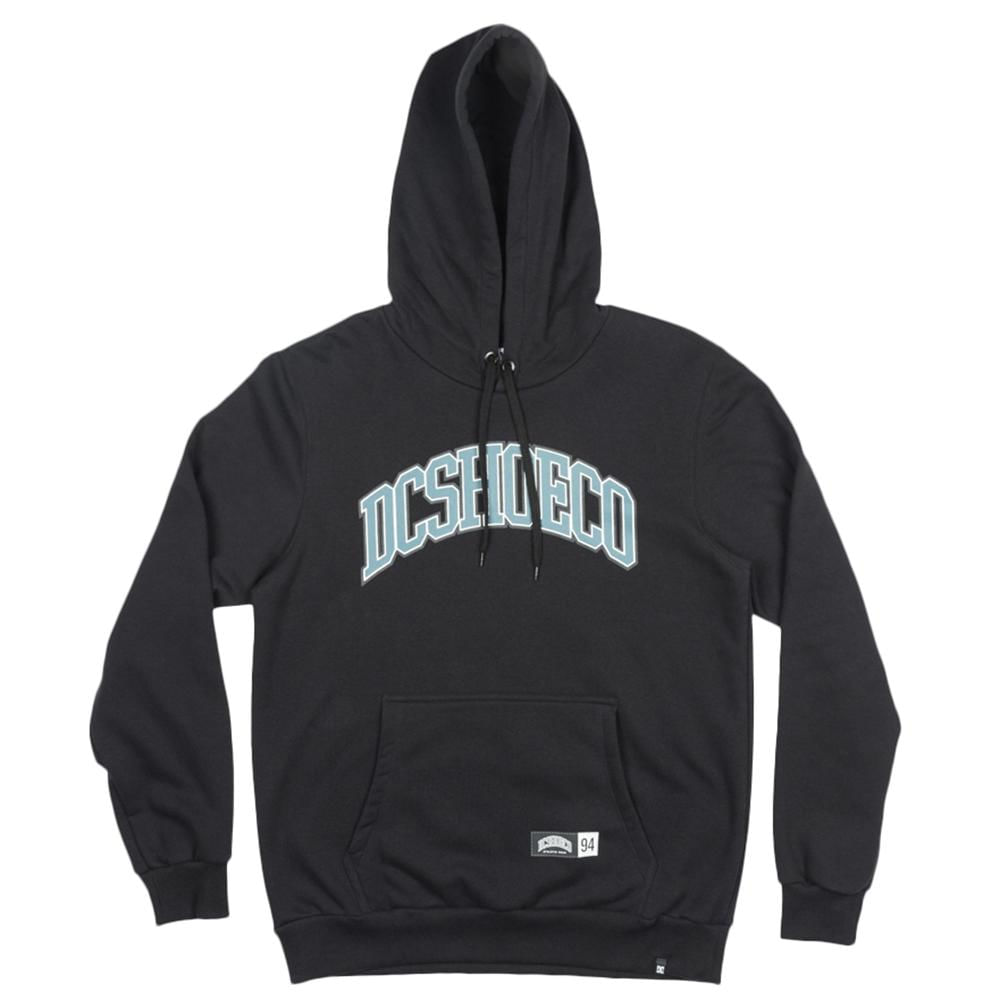 Moletom DC Shoes Canguru Misfit Premium WT23 Masculino Preto