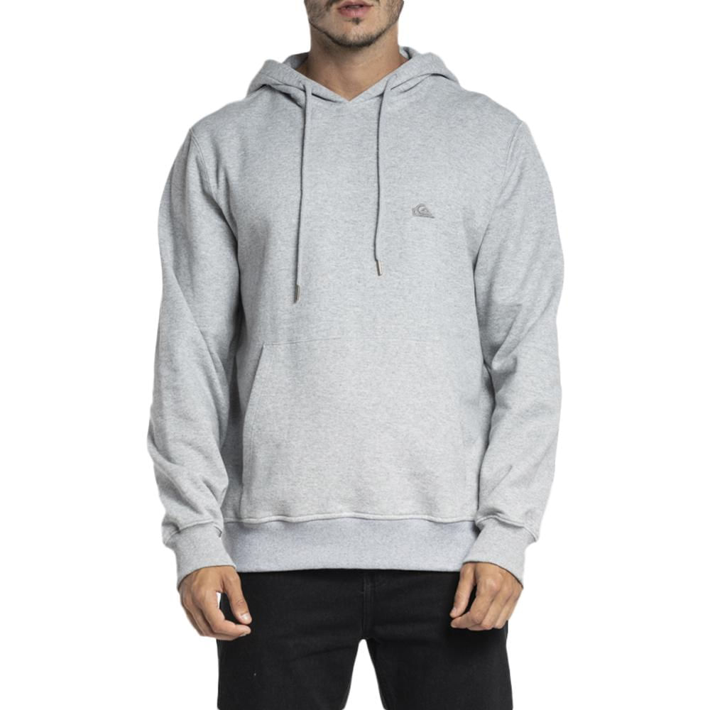 Decathlon | Moletom Quiksilver Canguru Embroidery WT23 Masculino Cinza