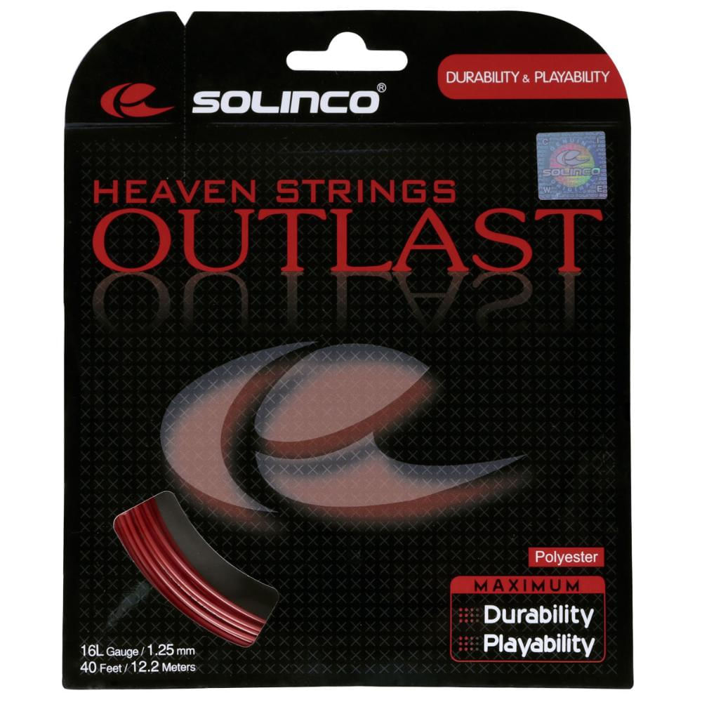 Corda Solinco Outlast 16L 1.25mm Vermelha - Set Individual