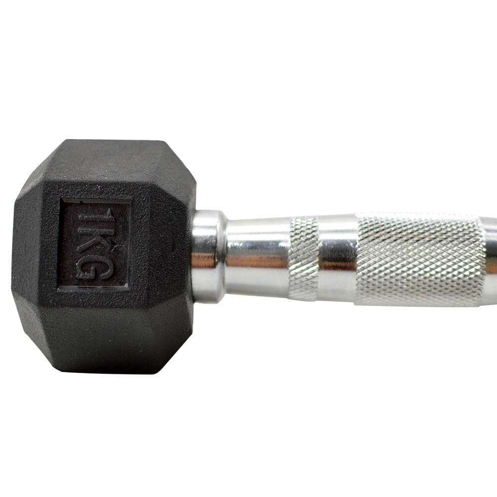 Par de Halteres Dumbell Sextavado Ahead Sports AS2102 1kg